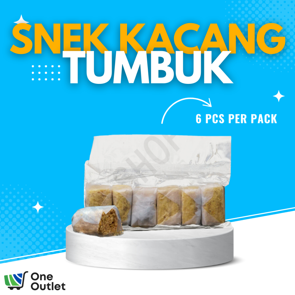 SNEK Kacang Tumbuk Traditional Candy Kacang Tumbuk Homemade (6pcs ...