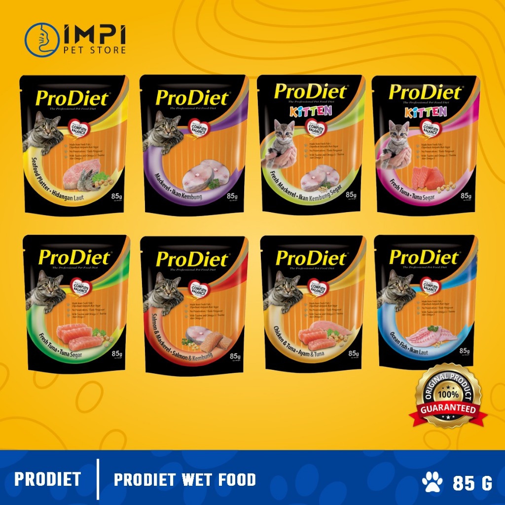 PRODIET Pouch Wet Food (85G) | Shopee Malaysia