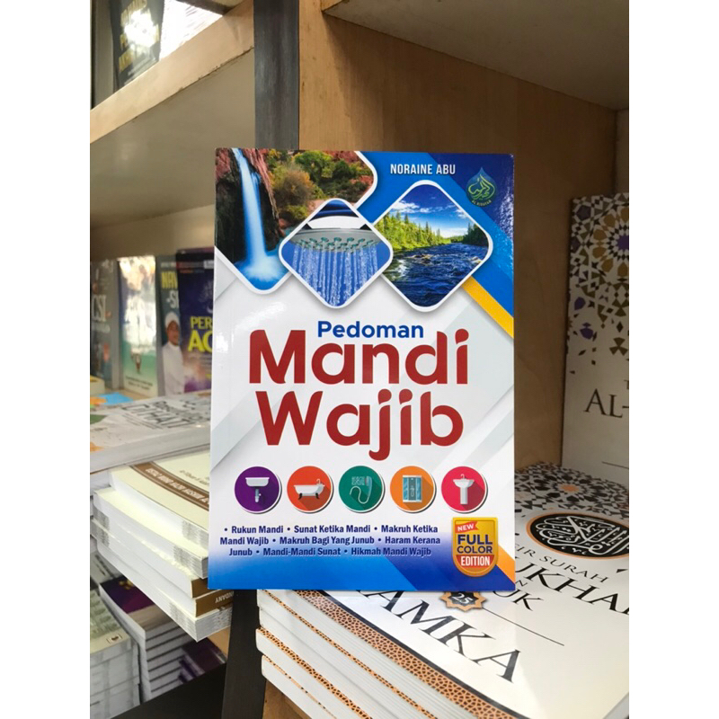 Buku Pedoman Mandi Wajib | RUKUN | SUNAT | MAKHRUH | HARAM | Shopee ...