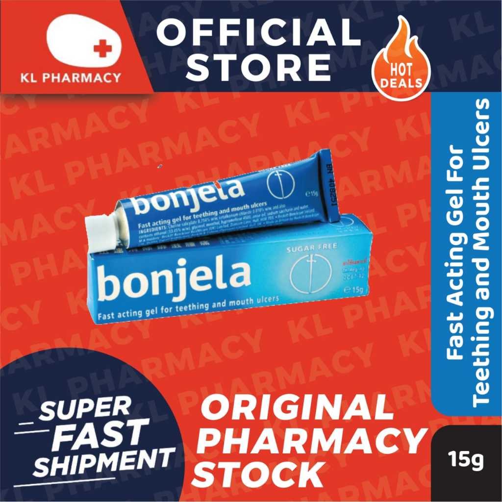 Bonjela Fast Acting Gel For Teething and Mouth Ulcers 15g | Shopee Malaysia