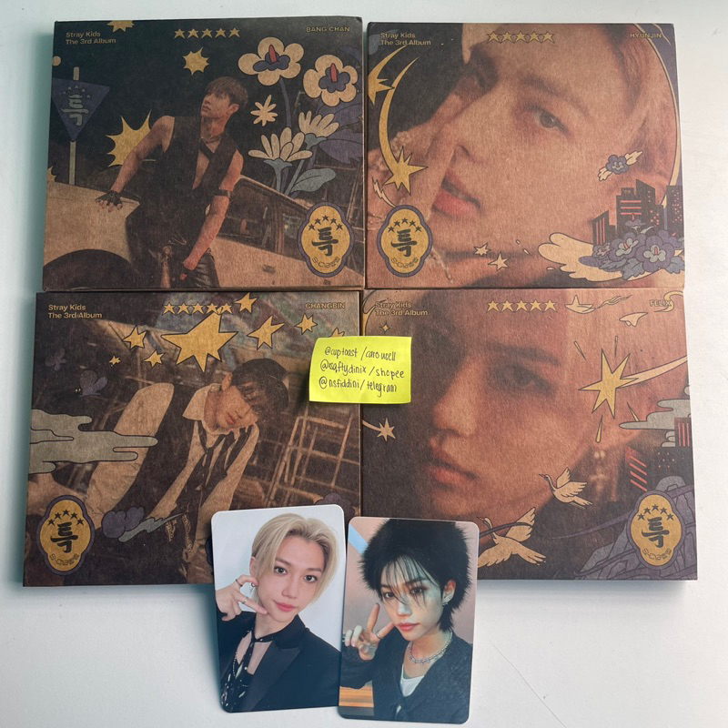 [OFFICIAL] Stray Kids skz 5 star digipack album photocards unsealed ...