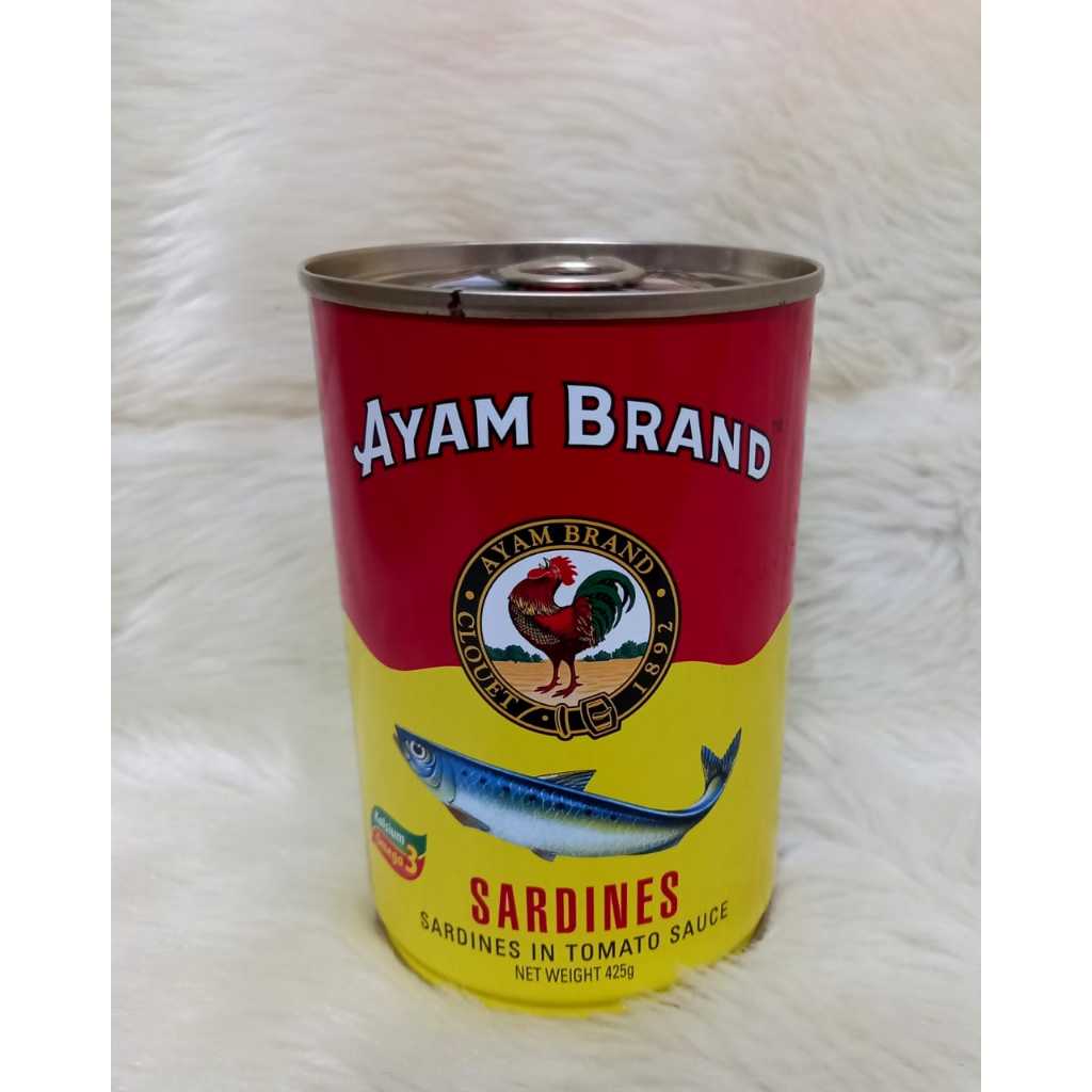 Ayam Brand Sardines in Tomato Sauce / mackerel 425g | Shopee Malaysia