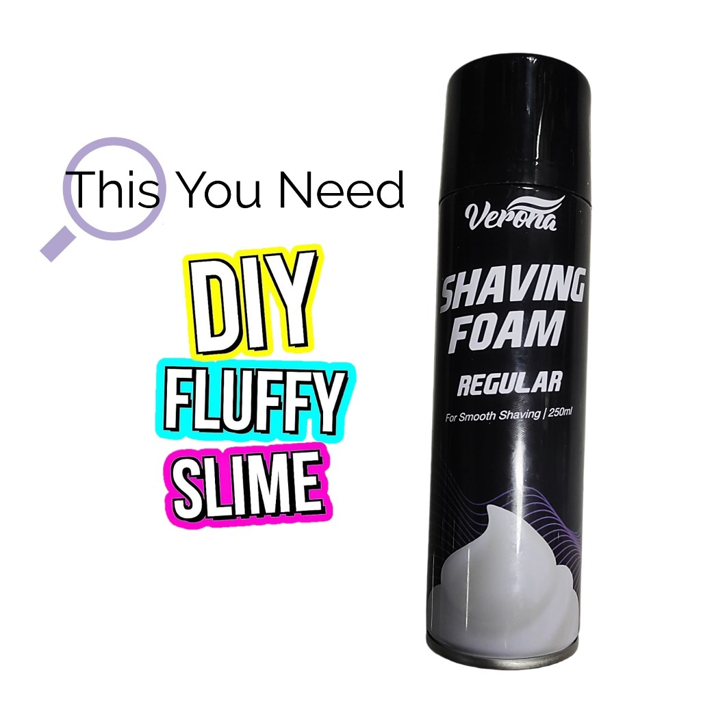 SLIME SHAVING FOAM INGREDIENT FOR DIY MAKING FLUFFY AND FOAMY SLIME ...