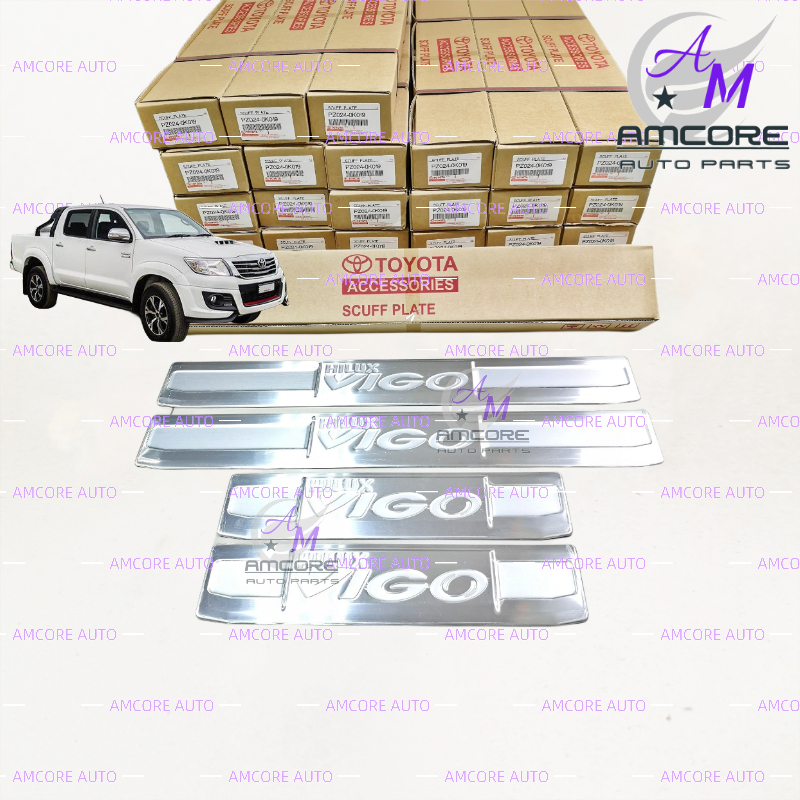 TOYOTA HILUX VIGO KUN25 / KUN26 - SCUFF PLATE / KICKING PLATE / DOOR ...