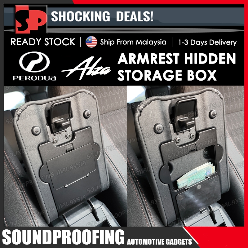 Perodua Alza AV 2022-2025 Armrest Hidden Storage Box | Shopee Malaysia