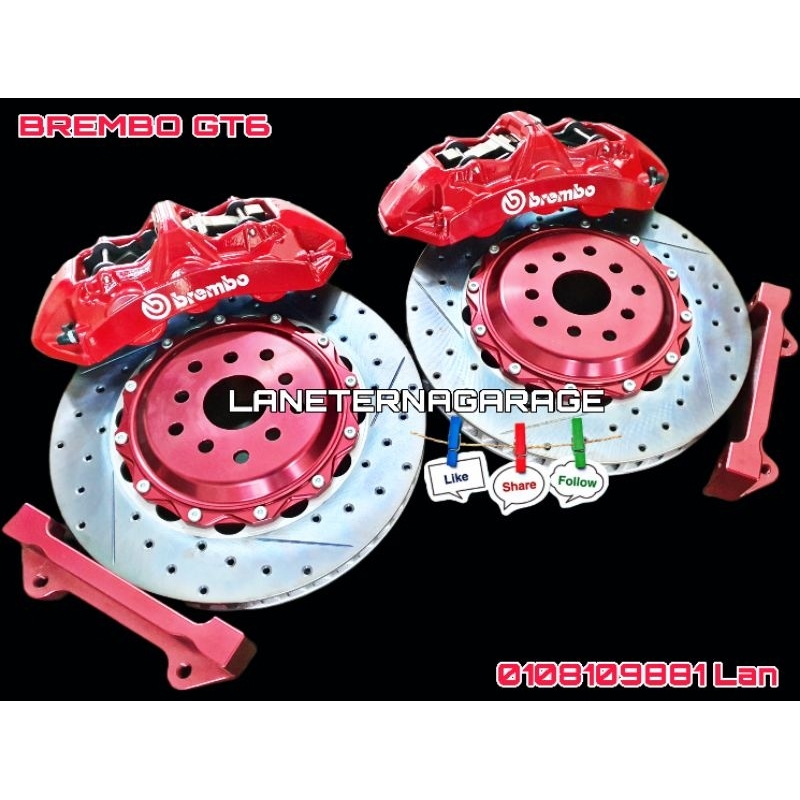 BREMBO GT6 TYT GT86 SUBARU BRZ | Shopee Malaysia