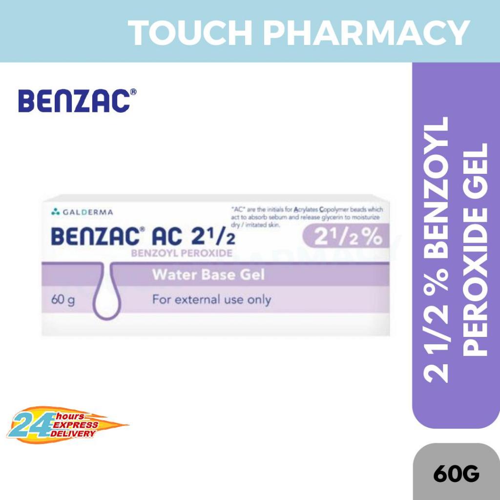 BENZAC 2.5% Benzoyl Peroxide Acne Gel 60G | Shopee Malaysia