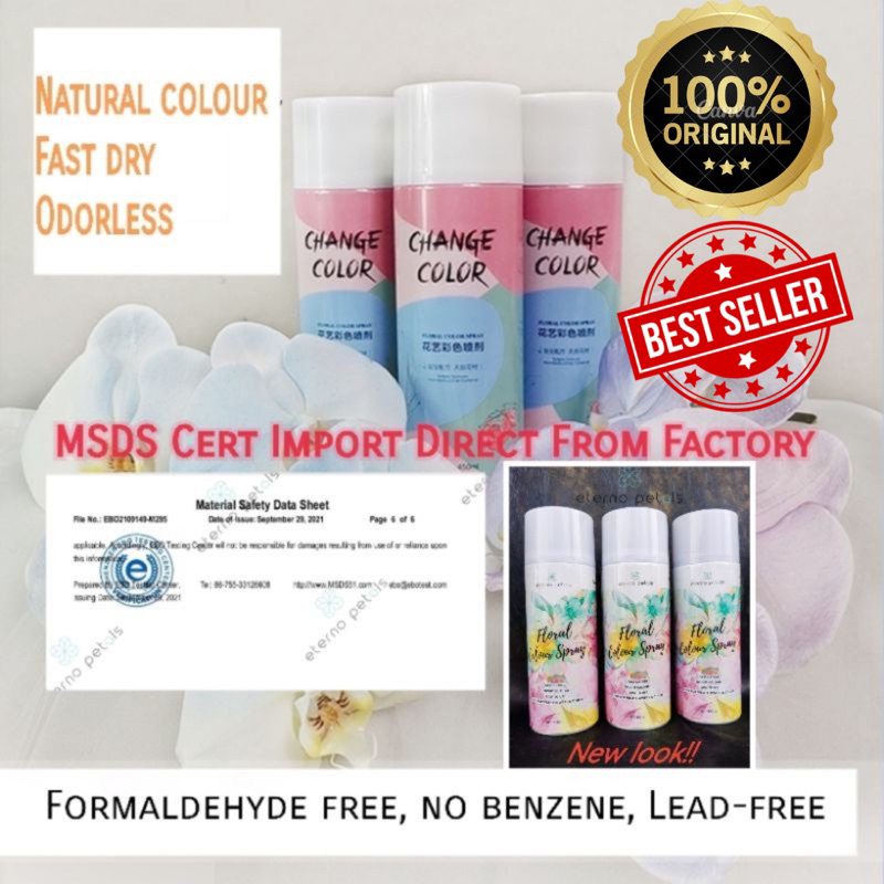 FRORAL COLOUR SPRAY Natural colour Spray for Fresh Flower colour ...