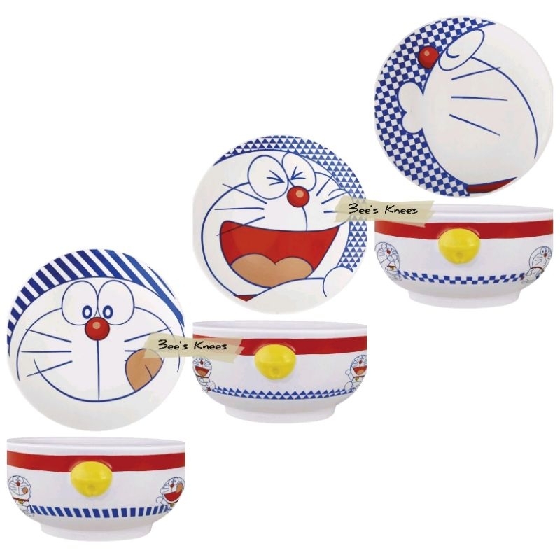 NIVEA DORAEMON PLATE & BOWL SET NIVEA ceramic Doremon pinggan mangkuk ...