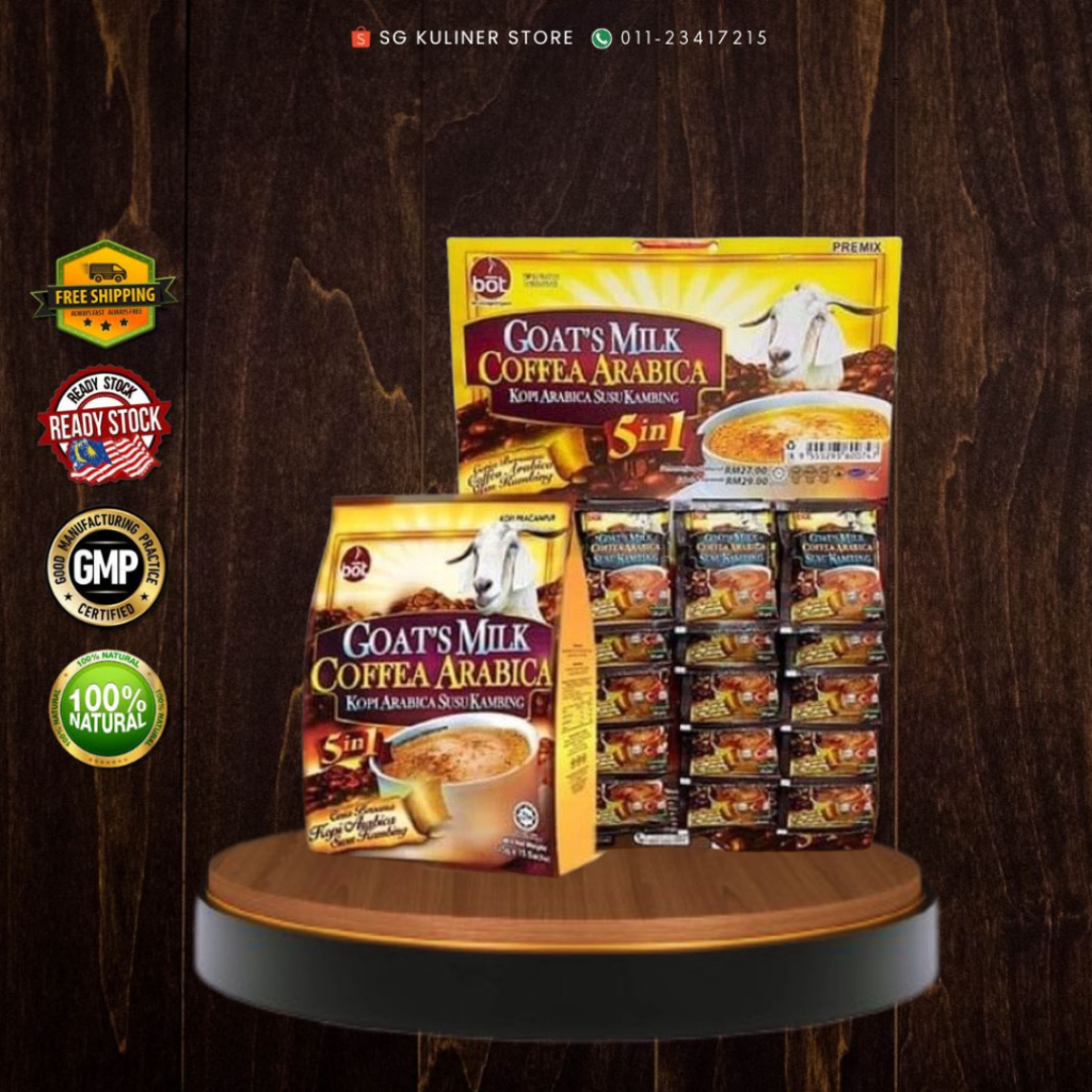 BOT ARABICA KOPI SUSU KAMBING ORIGINAL | Shopee Malaysia