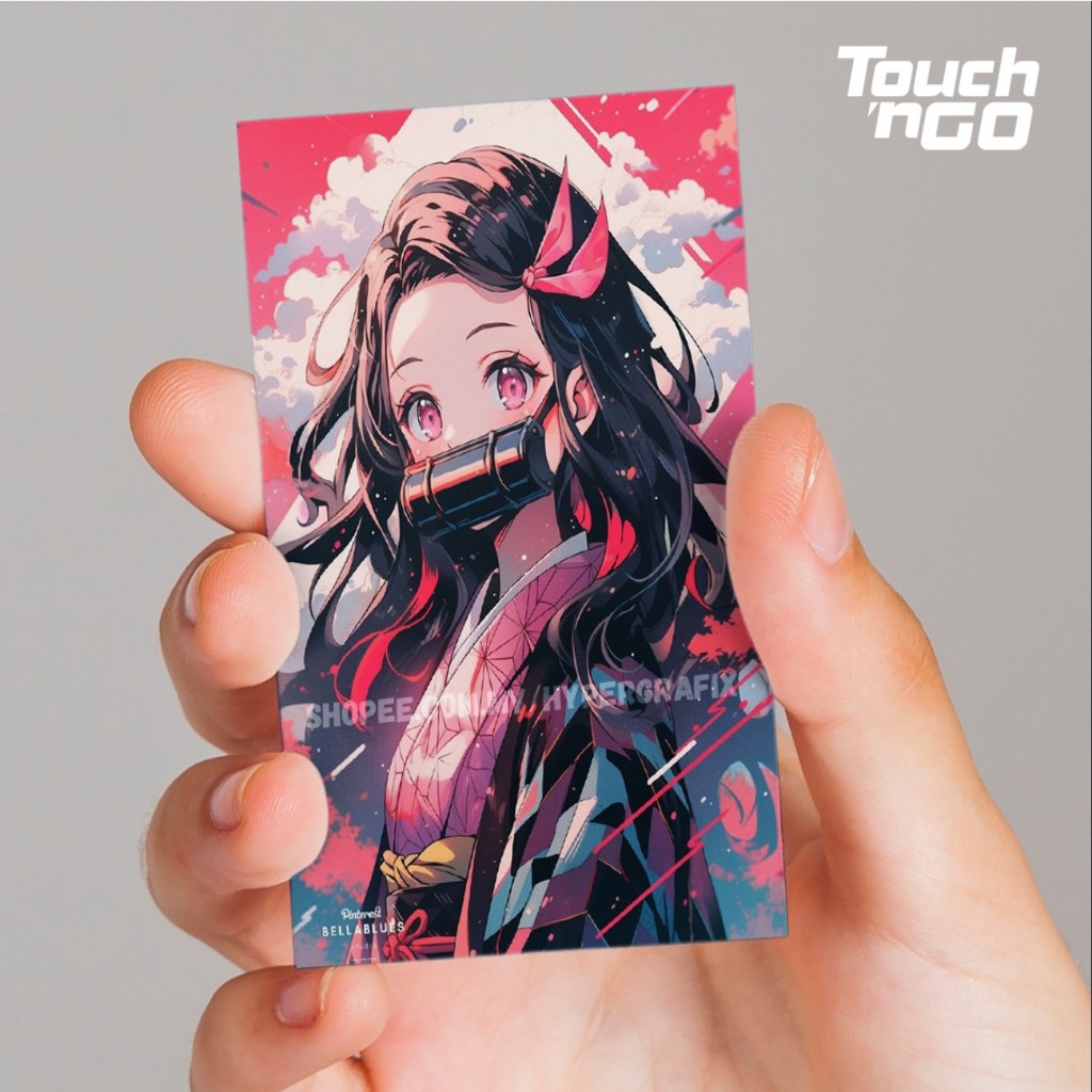 **Nezuko Kamado Demon Slayer** (Design 1) - Touch n Go Card Sticker ...
