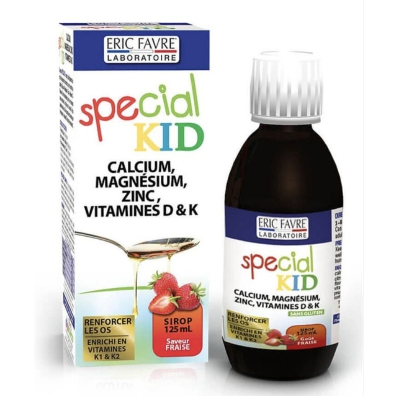 🎀Ready stock🎀👍ERIC FAVRE SPECIAL KID Calcium Magnesium Zinc Vitamins D ...