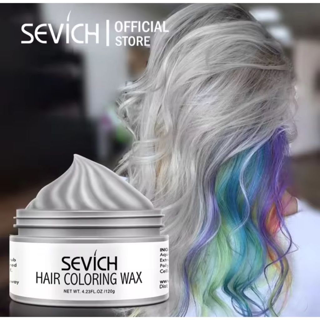 SEVICH Hair Dye Wax Temporary Change Hair Color Styling Mud 120g ...