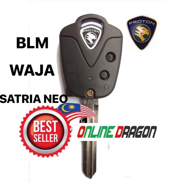 Proton Waja Saga Blm Satria Neo Two Button Key Remote Switch Control ...