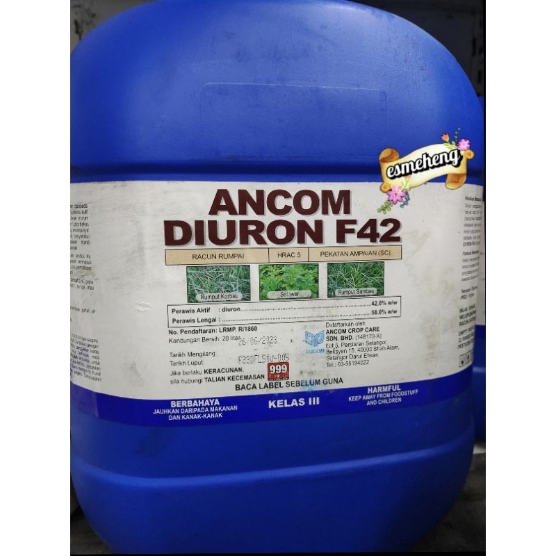 20L Ancom Diuron F42 / Racun Rumput Sambau Darat / Rumput Degil ...