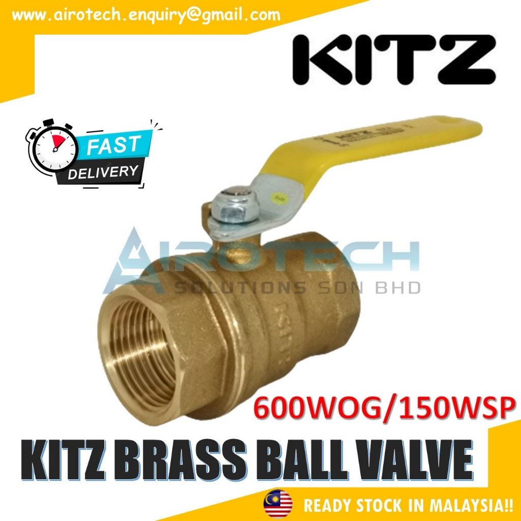 KITZ Brass Ball Valve Full Port - SZA Class 600 - Full Bore 600WOG/150WSP Japan Product | Shopee ...