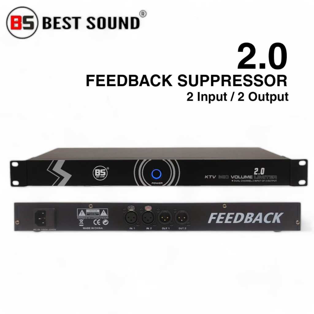 (READY STOCK) BS BEST SOUND FEEDBACK SUPPRESSOR ANTI HOWLING FBX-2 ...