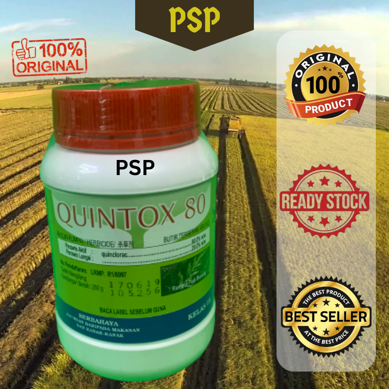 250G QUINTOX 80 Farmcochen / Herbicide / RACUN RUMPAI/RACUN PADI BURUNG ...