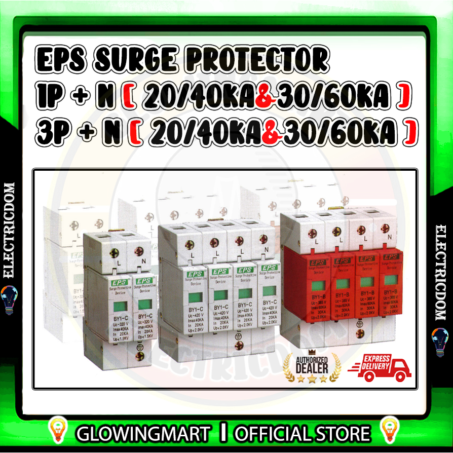 EPS VOLTAGE SURGE PROTECTOR/SURGE SUPPRESSOR DEVICE『 1P+N 20/40KA & 30 ...