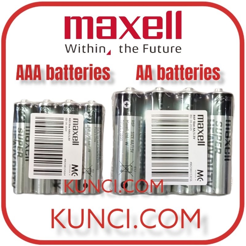 ORIGINAL MAXELL SUPER POWER ACE HEAVY DUTY BATTERY AA (4PCS) | Shopee Malaysia