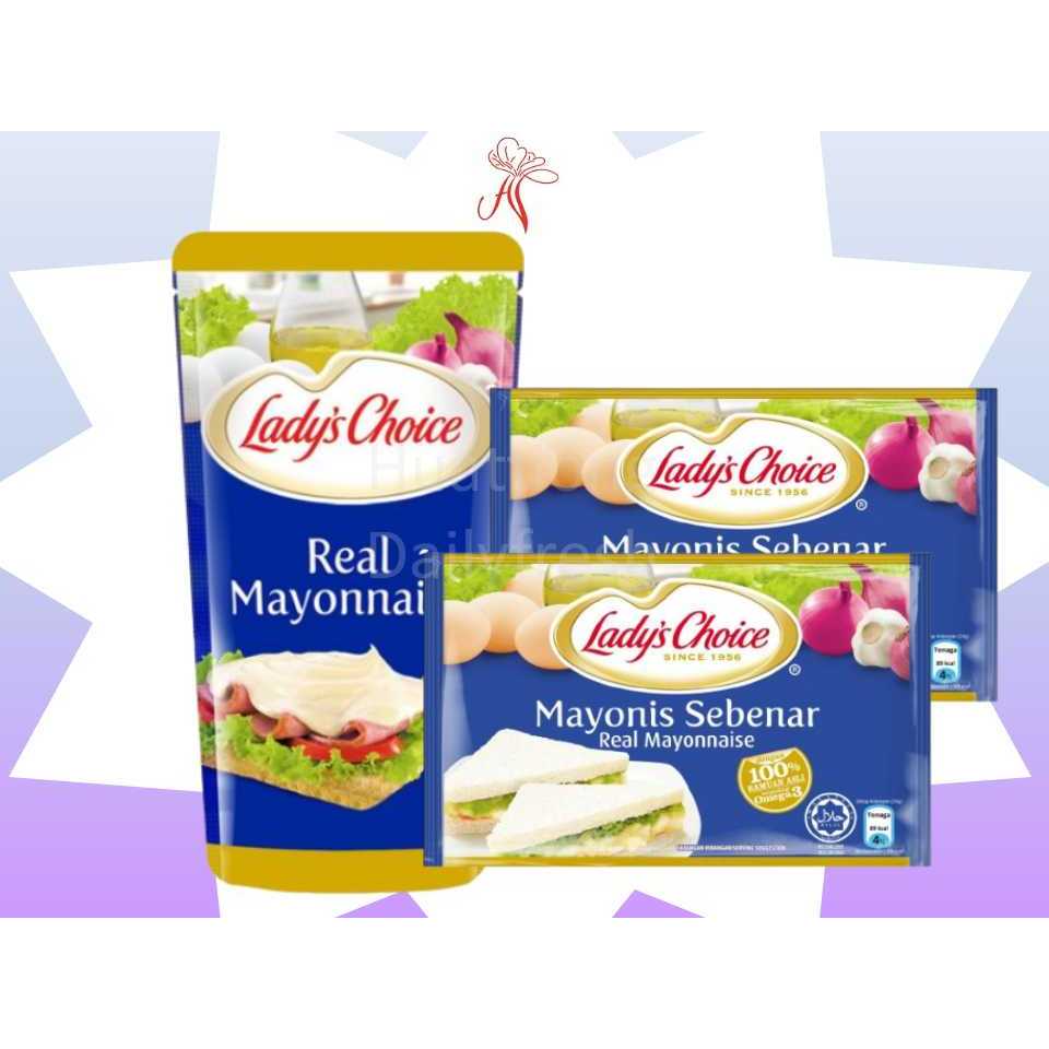 Lady's Choice Mayonis Sebenar Sachet 40ML/220ML Real Mayonnaise ...