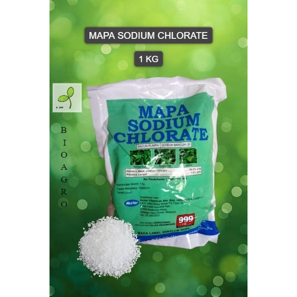 Mapa Sodium Chlorate or Equivalent Sodium 1kg (Herbicide) Garam Rumput ...