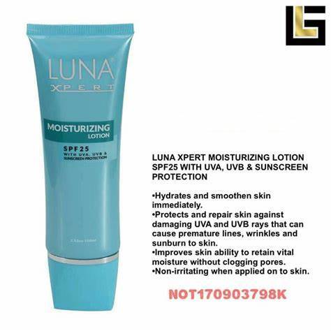 BEST LUNA XPERT MOISTURIZING LOTION 100ML SPF25 WITH UVA,UVB AND ...