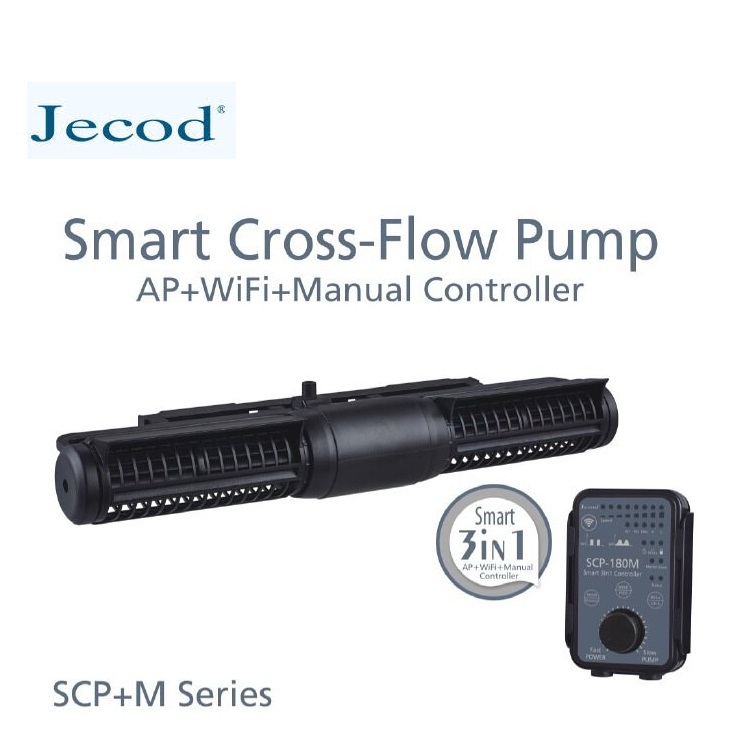 Jebao / Jecod SCP + M Series Smart 3in1 (AP + WiFi + Manual) Cross-Flow Pump (Wavemaker for ...