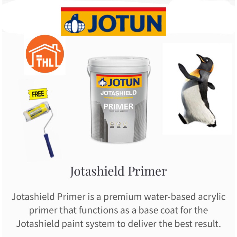 FREE 7" ROLLER SET ~Jotun Jotashield Primer / Ultra Primer 20L # First ...