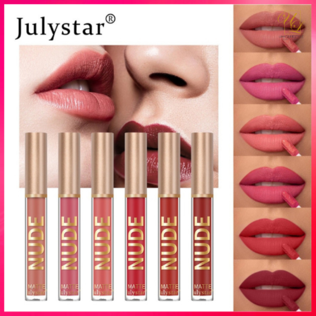 Matte Lip Glaze Waterproof Lip Tint Long Lasting Lips Makeup Red Velvet ...