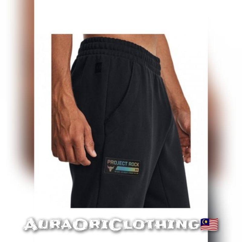 100% AUTHENTIC-Men's Ua Project Rock Heavyweight Terry Pant sweatpants ...