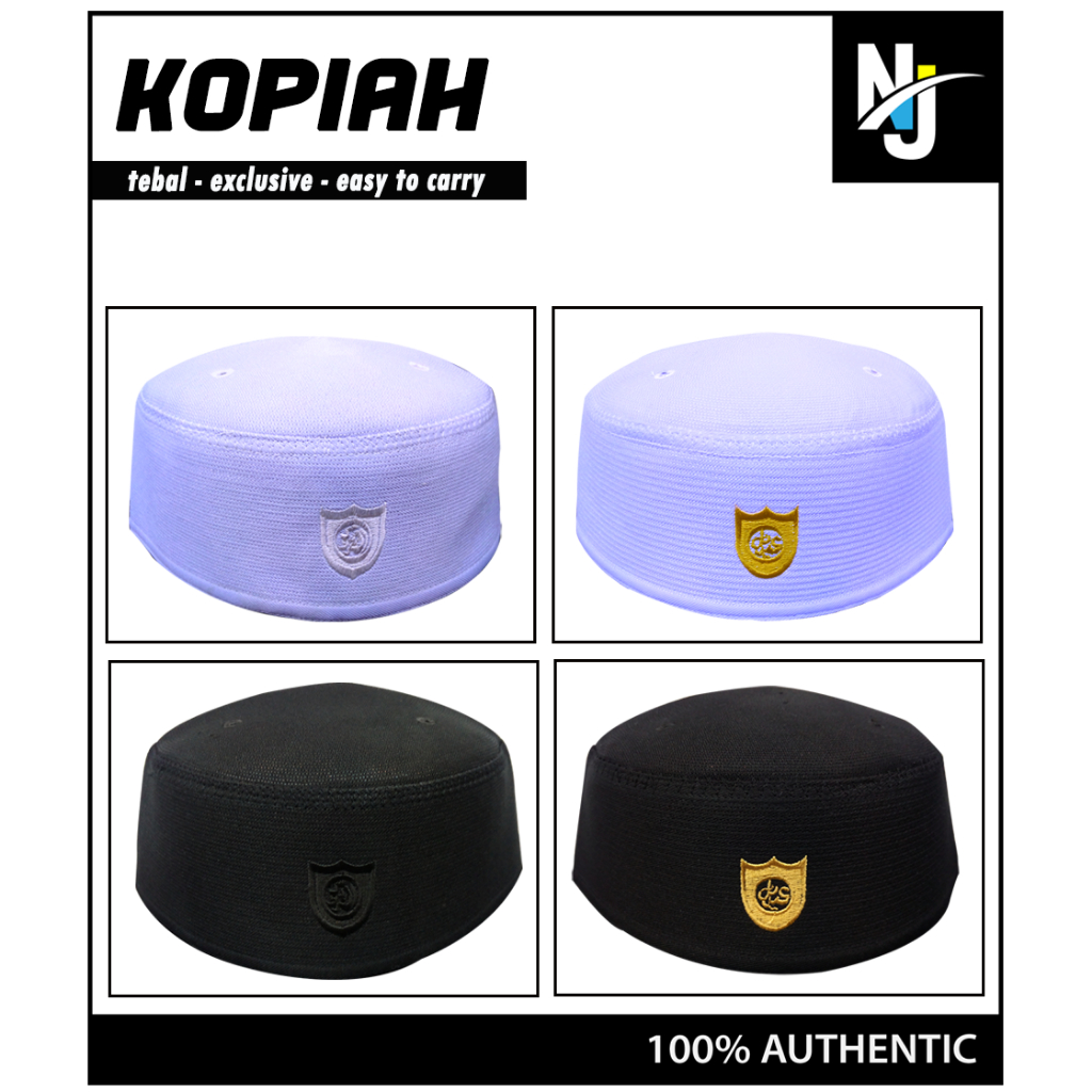 KOPIAH HITAM/KOPIAH PUTIH/KOPIAH SEKOLAH (Tradisional Melayu) | Shopee ...