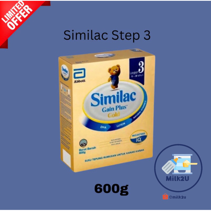 Similac Step 3 600g (EXP :02/ 2025) | Shopee Malaysia