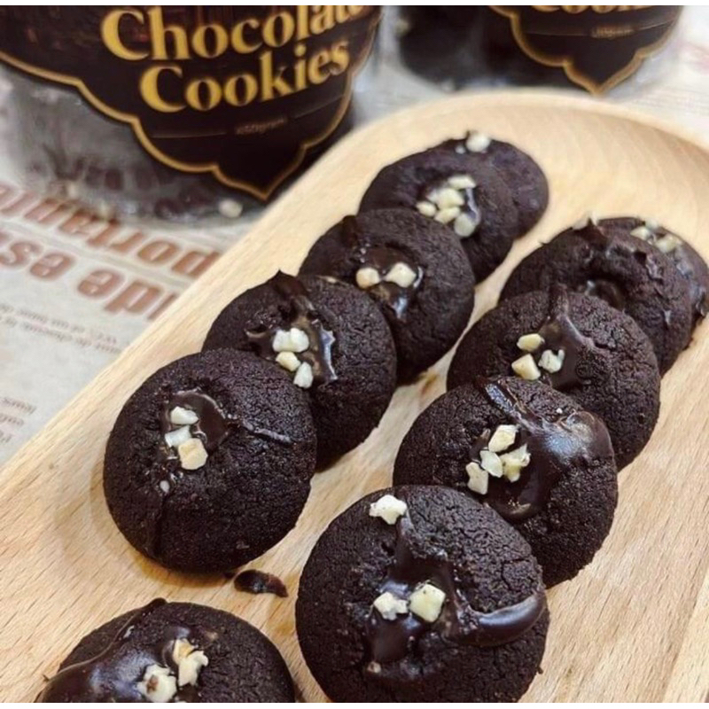 BELGIAN DARK CHOCOLATE COOKIES CHOCO ALBAB | Shopee Malaysia