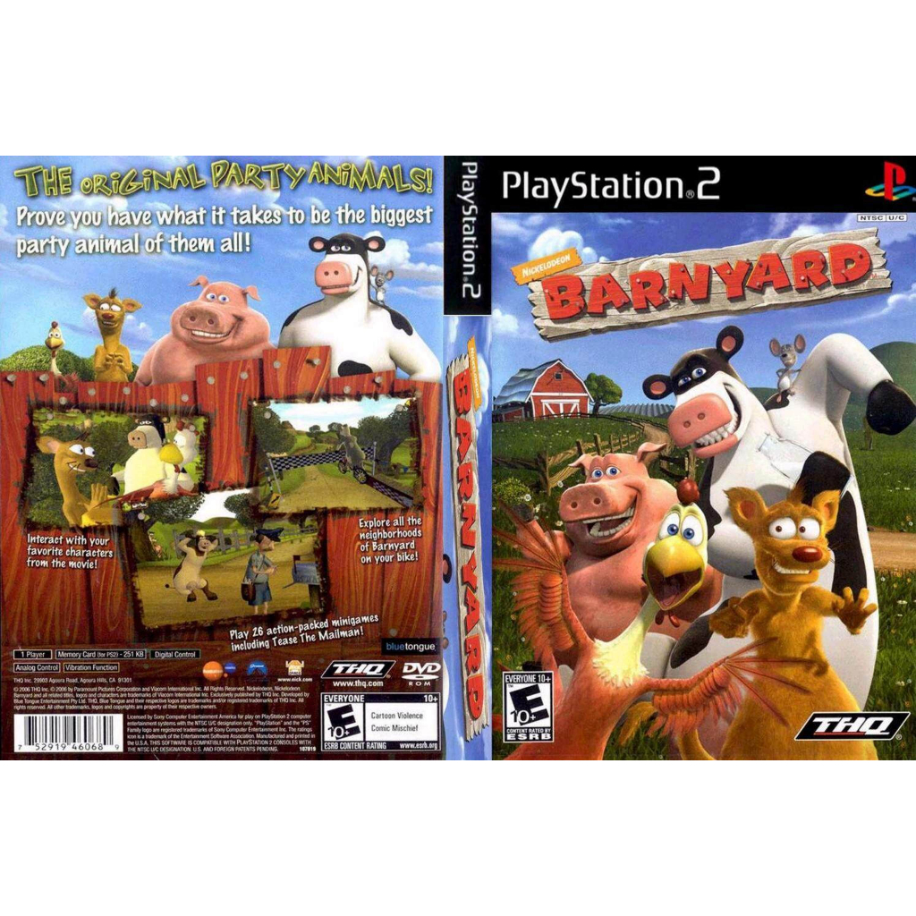 PS2 DVD Games Collection Barnyard | Shopee Malaysia