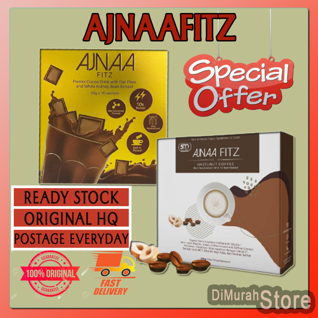 Original HQ Ajnaa Fitz Drink Choco Originalhq 10 Sachet - Ajnaafitz Ajnaa Hazelnut Coffee ...