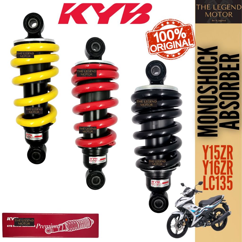 100% ORIGINAL KYB Y15ZR Y16ZR Y15 LC135 LC 135 MONOSHOCK (STANDARD) ABSORBER MONO SHOCK ABSOBER ...