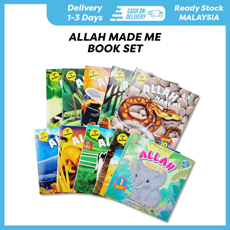 SET ENGLISH STORY BOOK : ALLAH MADE ME SERIES | Shopee Malaysia