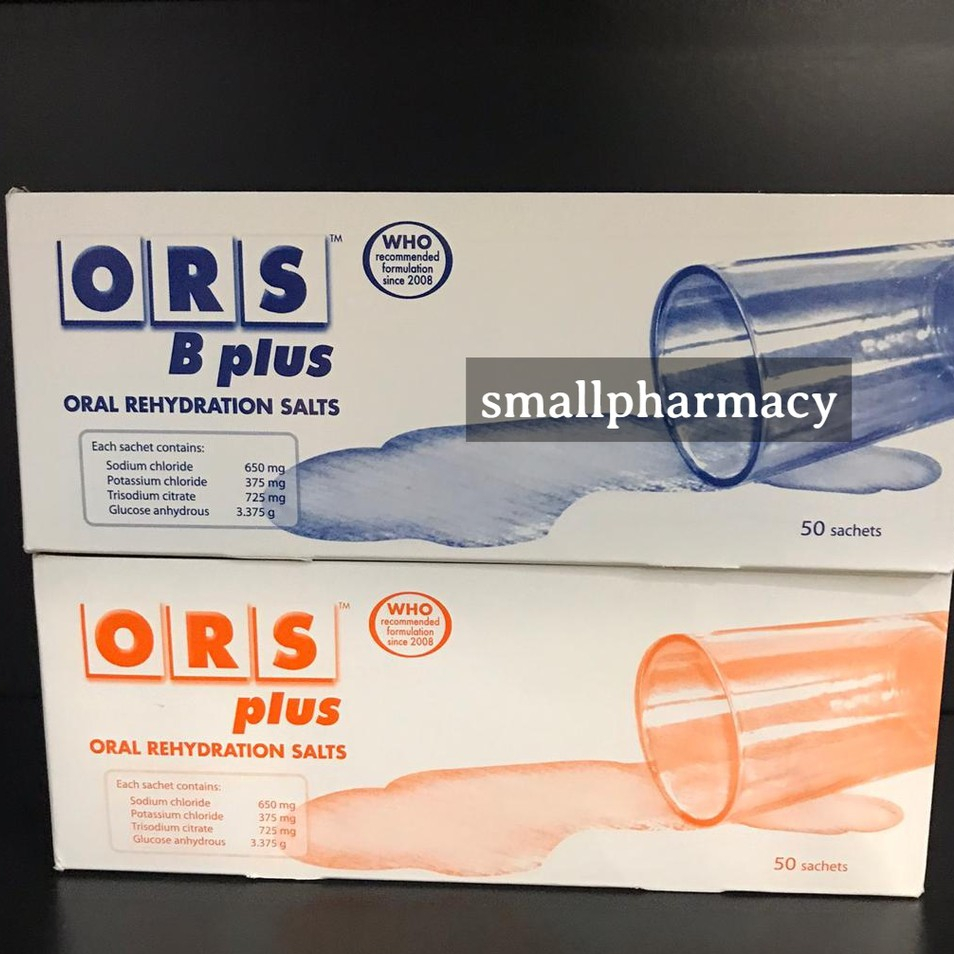 ORS B Plus Oral Rehydration Salt 50's (Original / Orange) | Shopee Malaysia