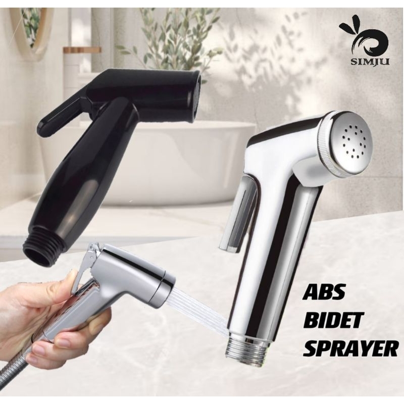ABS Bidet Sprayer Gun Bidet Bathroom Toilet Set Hand-held Bidet Set ...