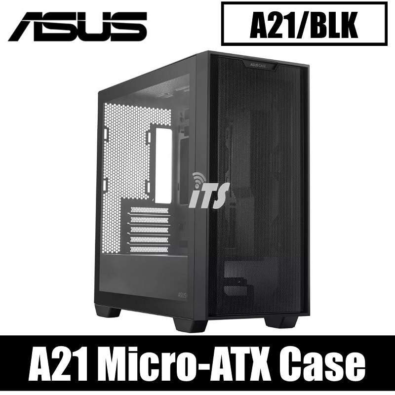 Asus A21 Micro-ATX Chassis (Black / White) | Shopee Malaysia