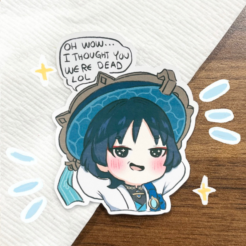 [READY STOCK] Scaramouche Individual Sticker I Genshin Impact Stickers ...
