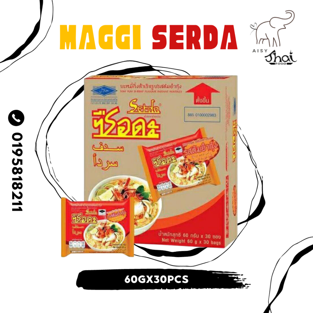 Maggi Serda Kerabu maggi ( 30 pack 1 box ) | Shopee Malaysia