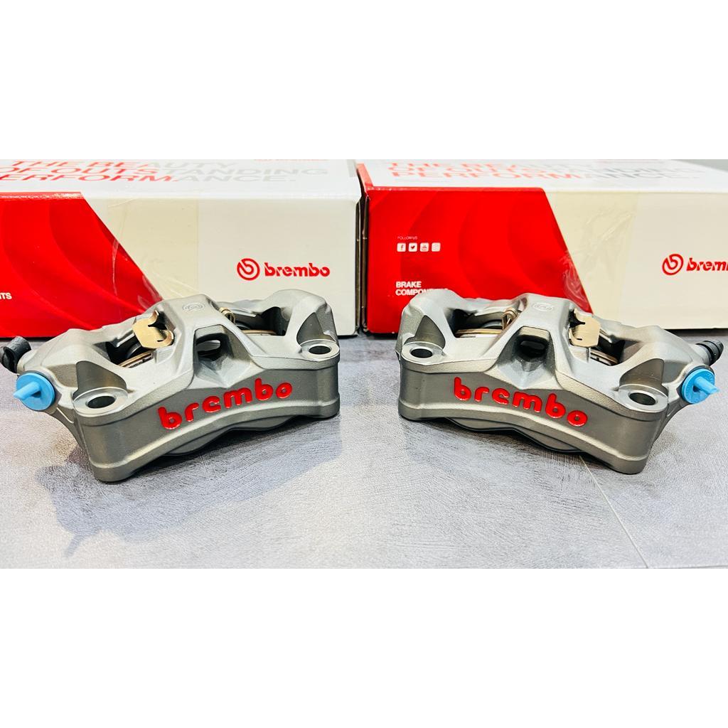 ORIGINAL BREMBO STYLEMA 4 POT Brake Caliper 100MM Left Right Pump Universal 100% MADE IN ITALY ...