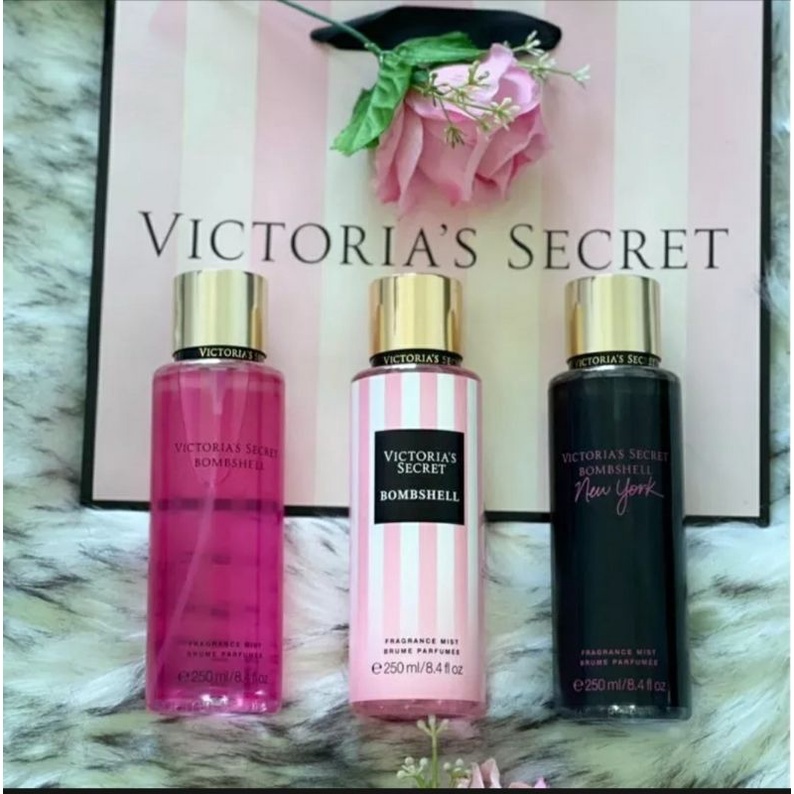 Trending bombshell body mist combo set 3 in 1 with free paper bag 250ml ...