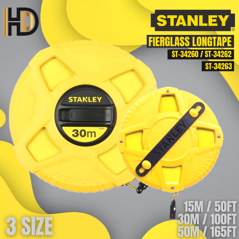 STANLEY Fiberglass Closed Long Tape Measuring Tape / STANLEY 15M & 30M ...