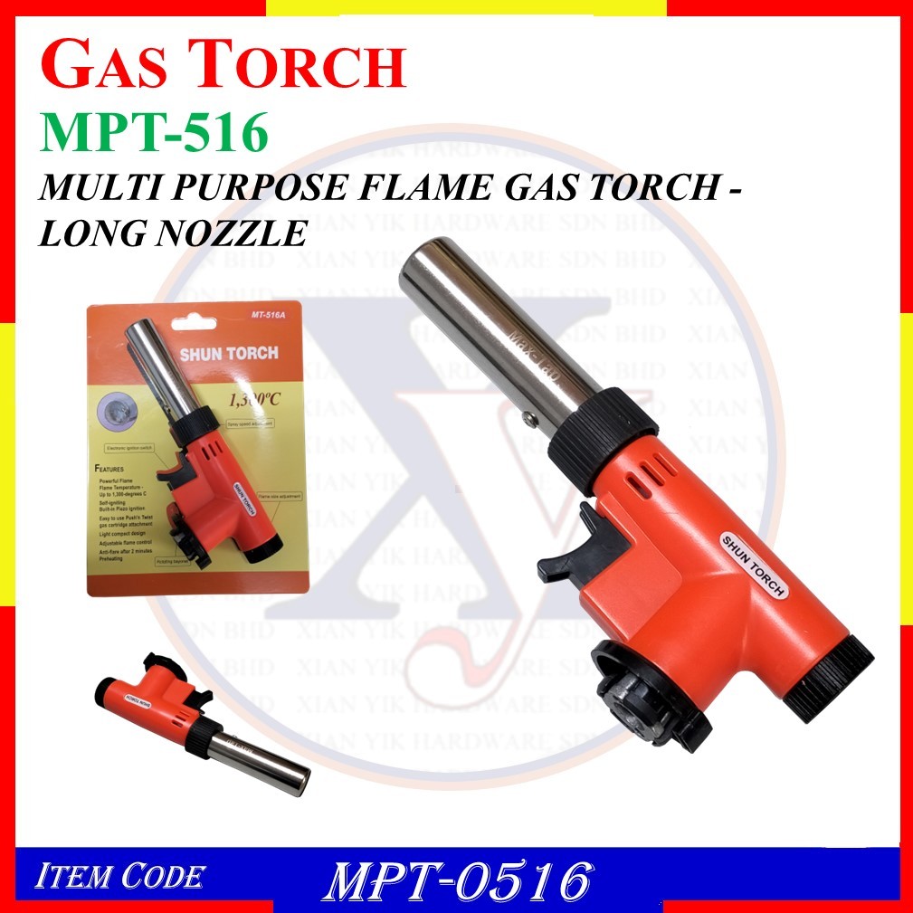 MPT-516 MULTI PURPOSE FLAME GAS TORCH - LONG NOZZLE (MPT-0516) | Shopee ...