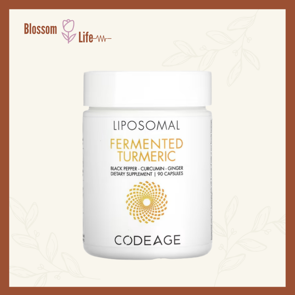 Codeage, Liposomal, Fermented Turmeric, Black Pepper, Curcumin, Ginger, 90 Capsules | Shopee ...