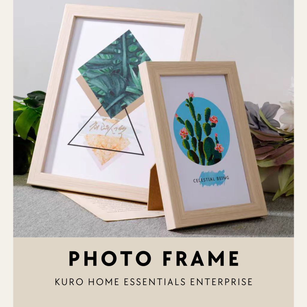 Wall Photo Frame Stand Home Decor 4R 6R 8R A4 Frem Gambar Bingkai Gambar Murah Borong Kayu ...