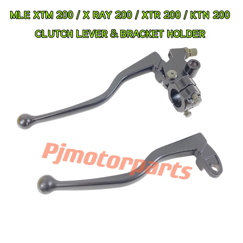 MLE XTM 200 / X RAY 200 / XTR 200 / KTN 200 - CLUTCH LEVER HOLDER BRACKET KLAC TANGAN KAKI CABLE ...